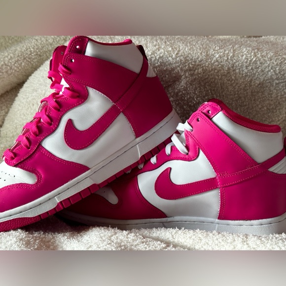 Nike | Shoes | Nike Dunk High Whitepink Prime | Poshmark
